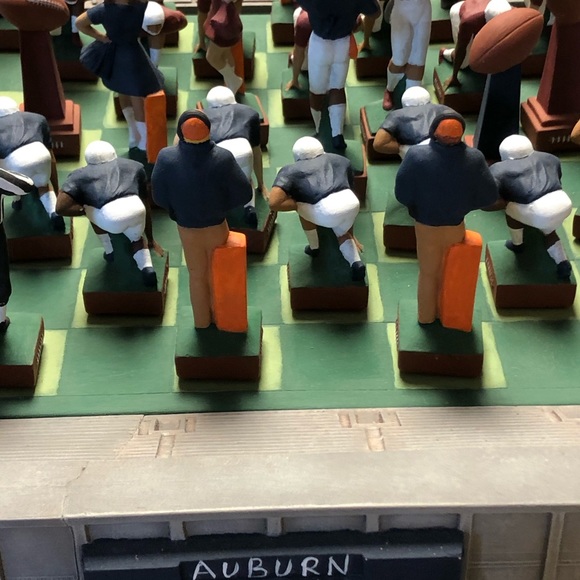 Other | Alabama Auburn With Stadium Football Chess Set | Poshmark